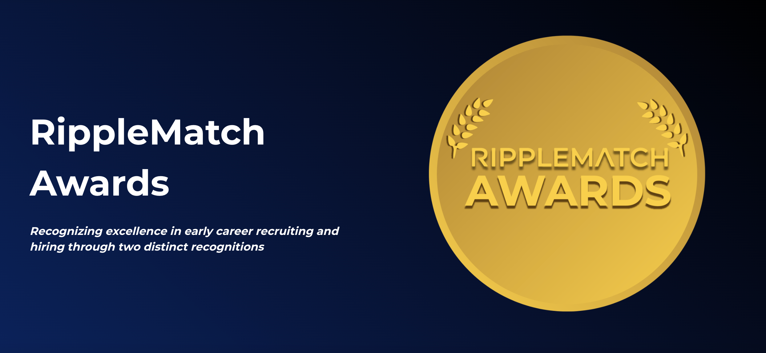 RippleMatch Awards: Recognizing excellence in early career recruiting and hiring